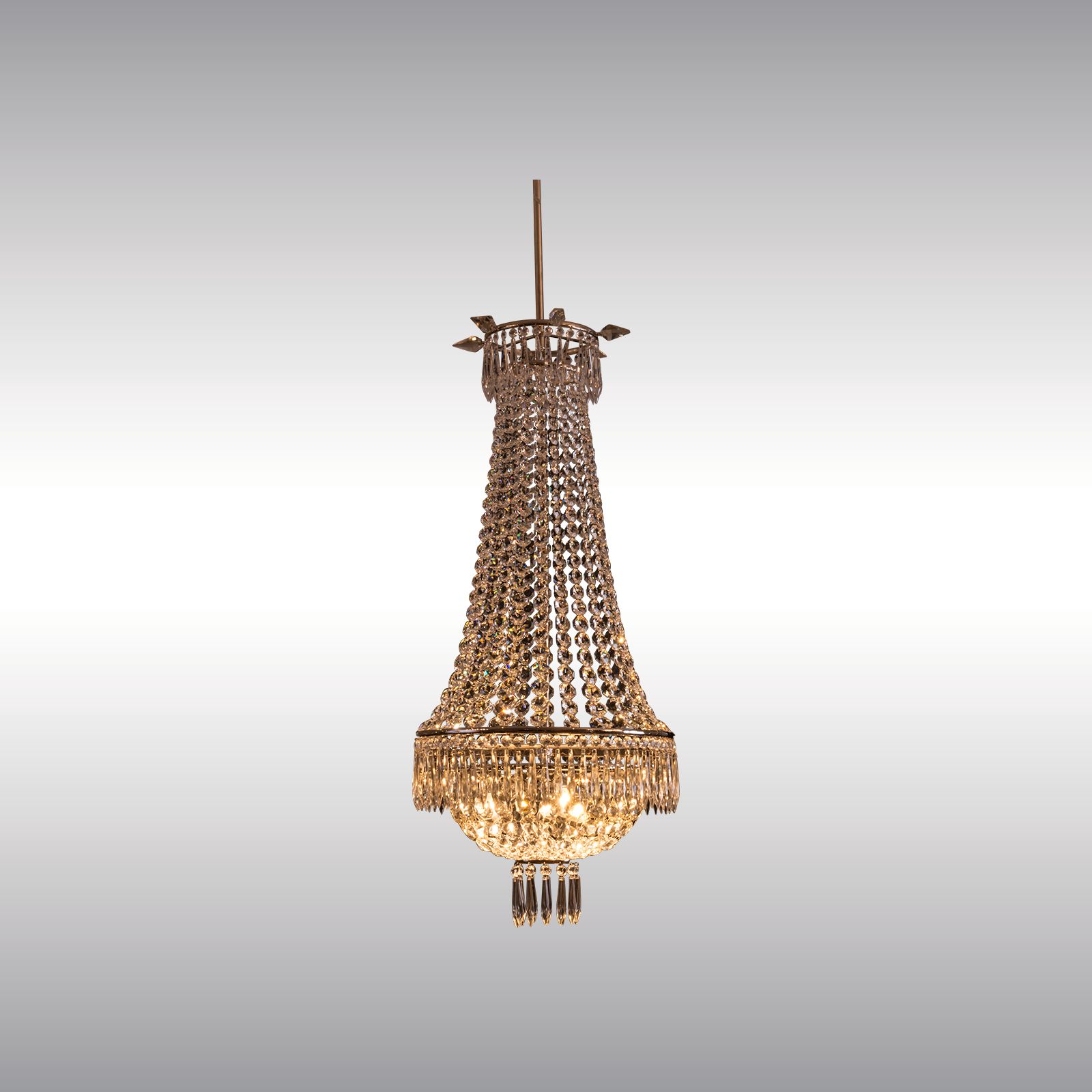 80102-Parlor Chandelier 1920 - WOKA LAMPS VIENNA